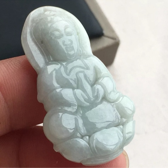 Jewelry | Certified Asian Goddess Jadeite Pendant | Poshmark